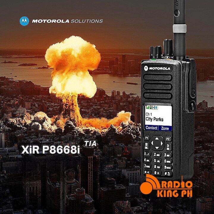 MOTOROLA XIR P8668i Tia Explosion Proof DMR/Analog PORTABLE TWO-WAY ...