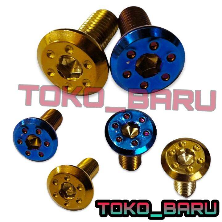 Baut piringan disc cakram impor model bintik / satuan / m8x20 | Lazada Indonesia