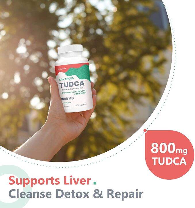 Sale ! Tudca Liver supplement 1000mg for liver cleanse detox and humic ...