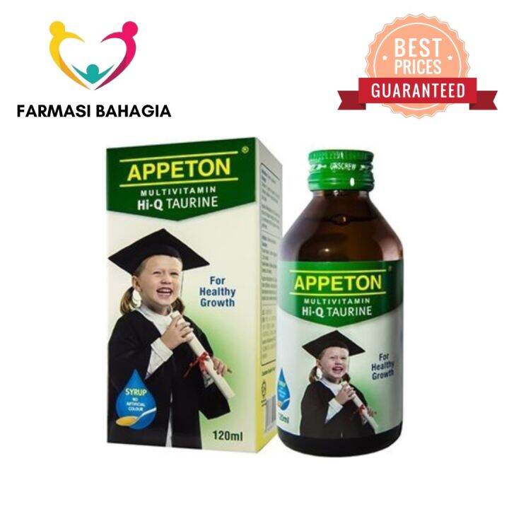 Appeton Multivitamin Hi-Q Taurine Syrup 120ml | Lazada
