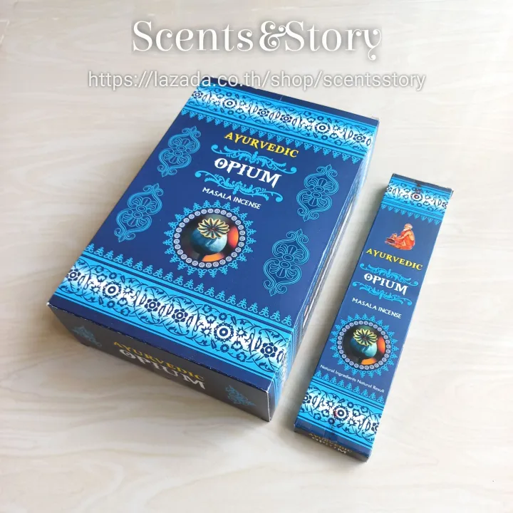 Ayurvedic Masala Incense Sticks Opium pack 15 sticks | Lazada.co.th