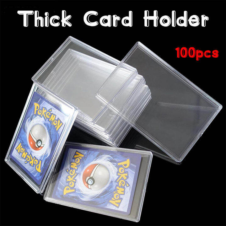 【Ready to ship】25/50/75/100 pcs 3" x 4" Card Rigid Plastic Protection ...