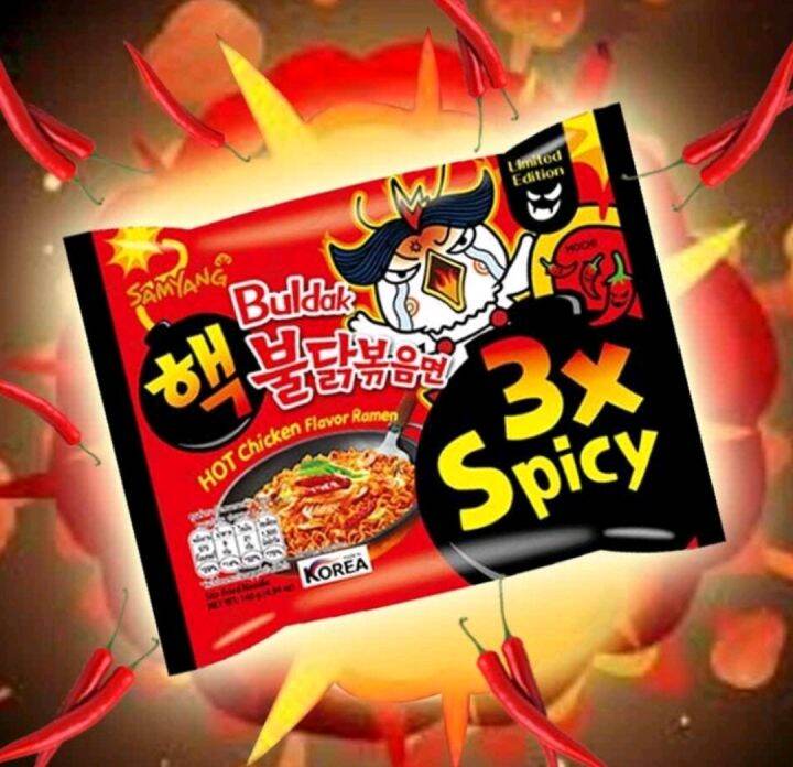 Samyang Buldak 3x Spicy Hot Chicken Flavor Ramen 140g 1 Pcs Lazada Ph