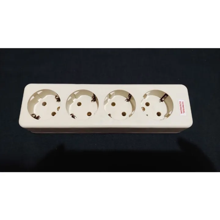 Uticon Terminal Stop Kontak 4 lubang / Uticon stopkontak 4 lubang ...