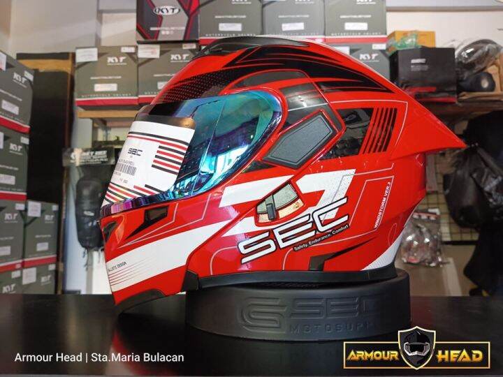SEC WINDSTORM V3 BALLISTIC - MODULAR HELMET - FREE EXTRA LENS | Lazada PH