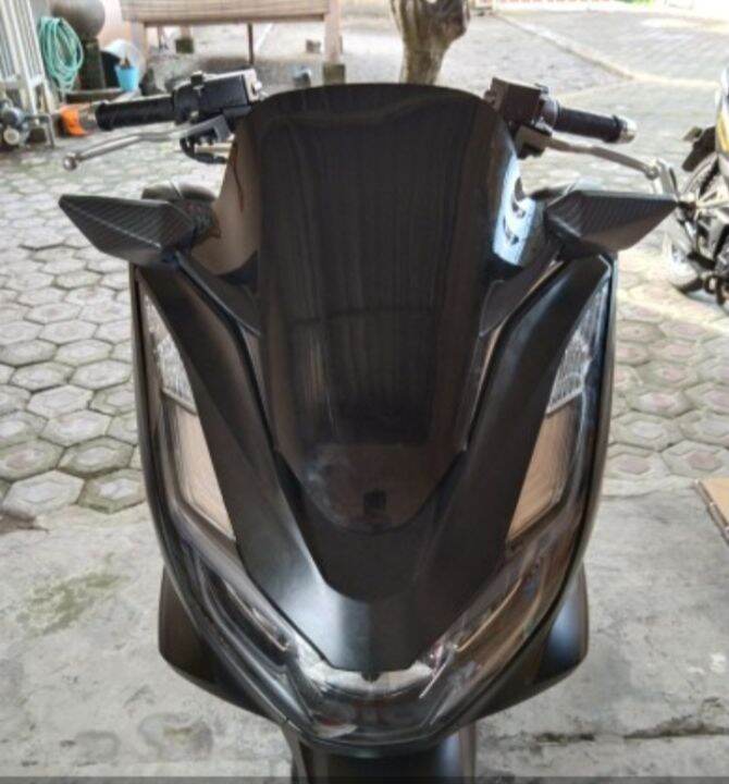 windshield visor honda pcx 160 new model standart pake spion | Lazada ...