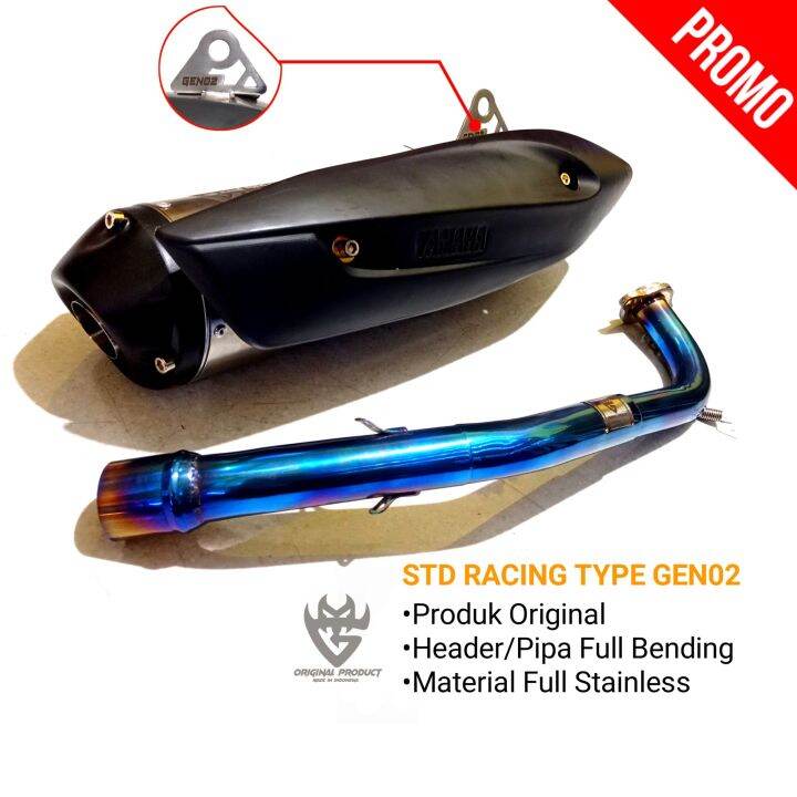 Knalpot Standar Racing Full Set Nmax Aerox Pcx Original GM Type Gen02 ...