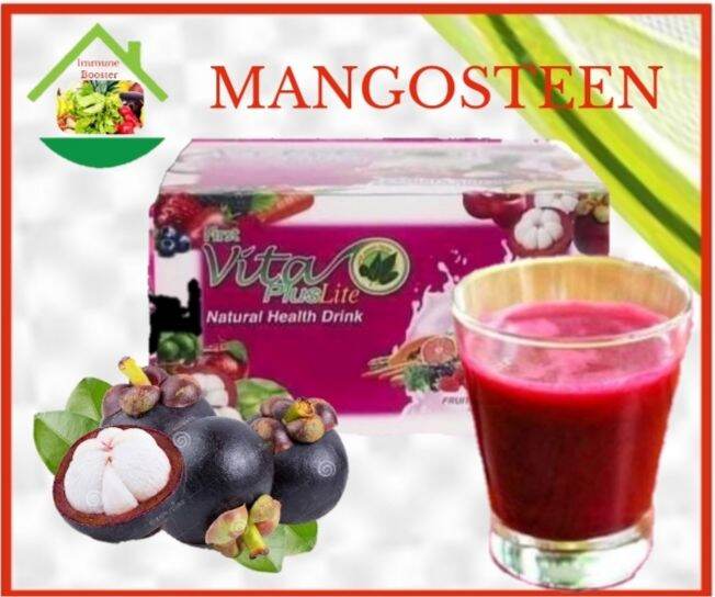 First Vita Plus (MANGOSTEEN) 20 sachets | Lazada PH