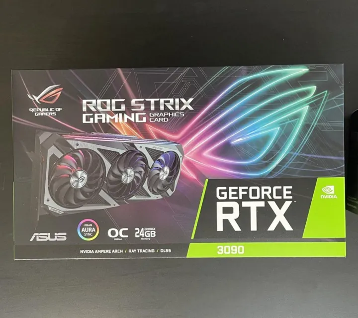 ASUS ROG STRIX NVIDIA GeForce RTX 3090 Gaming Graphics Card- PCIe 4.0 ...