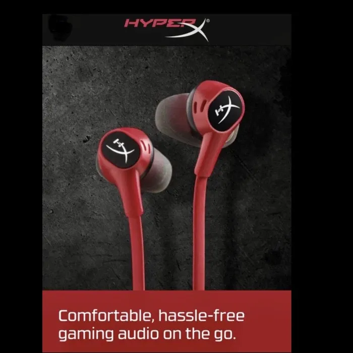 HyperX Cloud Earbuds Gaming Ear phones with Mic Hyper X earphone buds ... HyperX Cloud Earbuds Gaming Ear phones with Mic Hyper X earphone buds ...