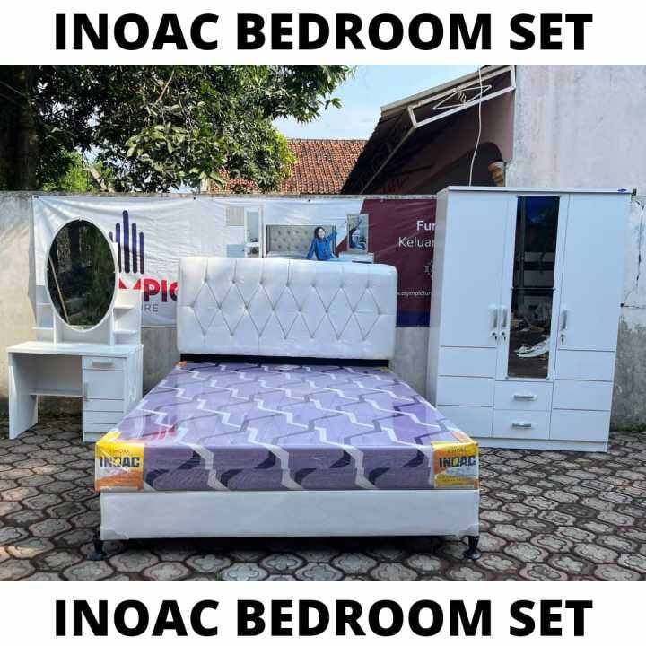 INOAC BEDROOM SET | PAKET KAMAR SET SESERAHAN INOAC BERGARANSI GRATIS ...