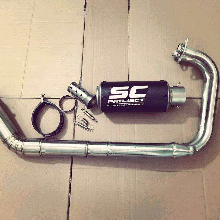 Knalpot Original IMPORT TAIWAN Sc Project Carbon Fiber full system PNP ...