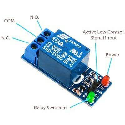 RELAY 5V 1 CHANNEL OUTPUT 250VAC 30VDC 10A MODULE FOR ARDUINO | Lazada ...