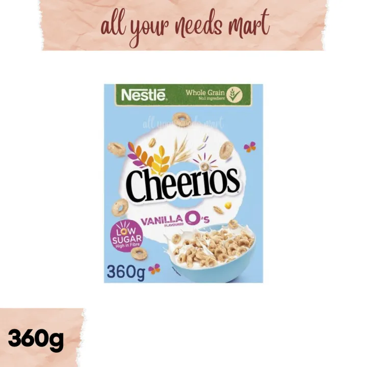 Cheerios ♡ Low Sugar Vanilla O's 360g | Lazada PH