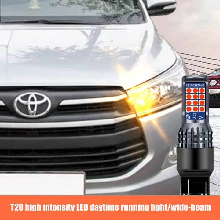 2PCS T20 led Lights for Innova Toyota Corolla Cross Fortuner Specially ...