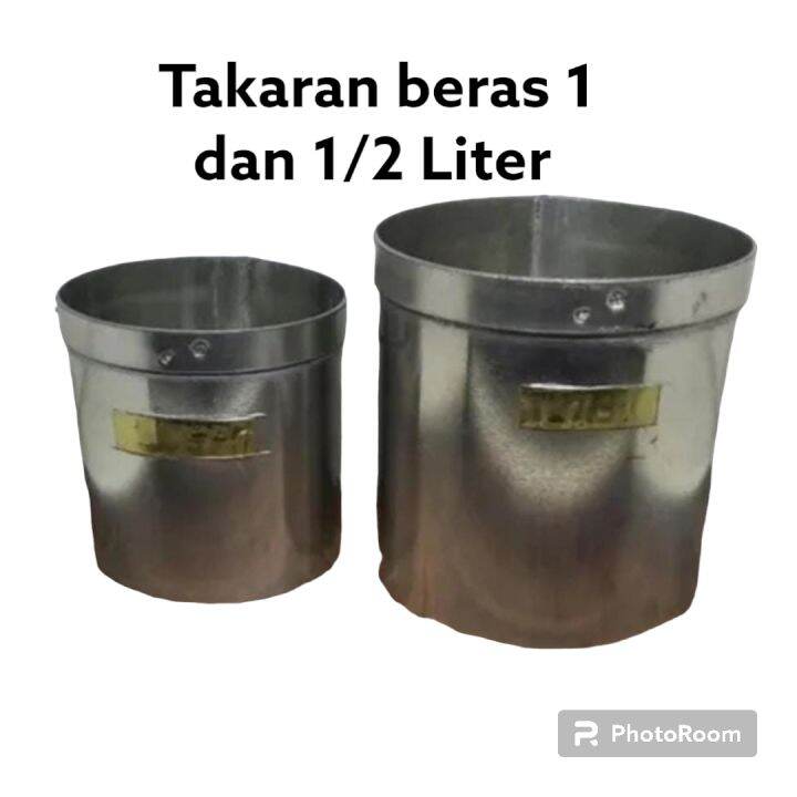 Literan Beras 1 Liter dan 1/2 liter Tebal /Takaran Beras | Lazada Indonesia