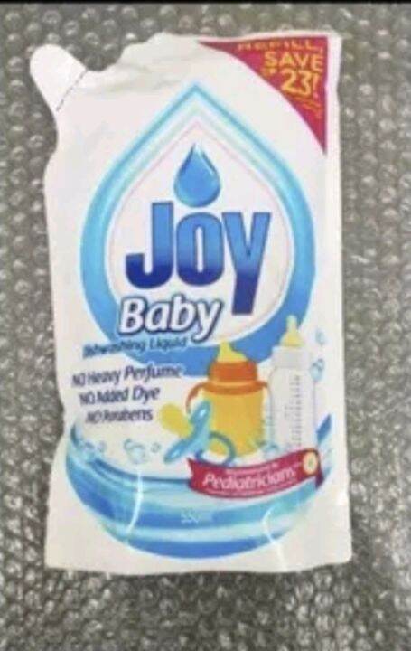 Joy Dishwashing Liquid Refill for Baby 550mL | Lazada PH