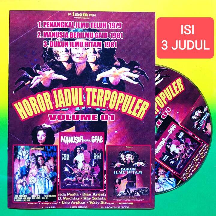 KASET FILM INDONESIA JADUL KOLEKSI HOROR VOLUME 1 TERPOPULER. | Lazada Indonesia