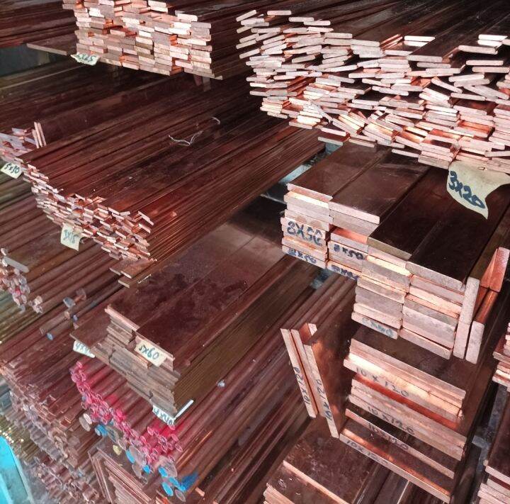 busbar tembaga 10mm x 30mm x 300mm full tembaga murni | Lazada Indonesia