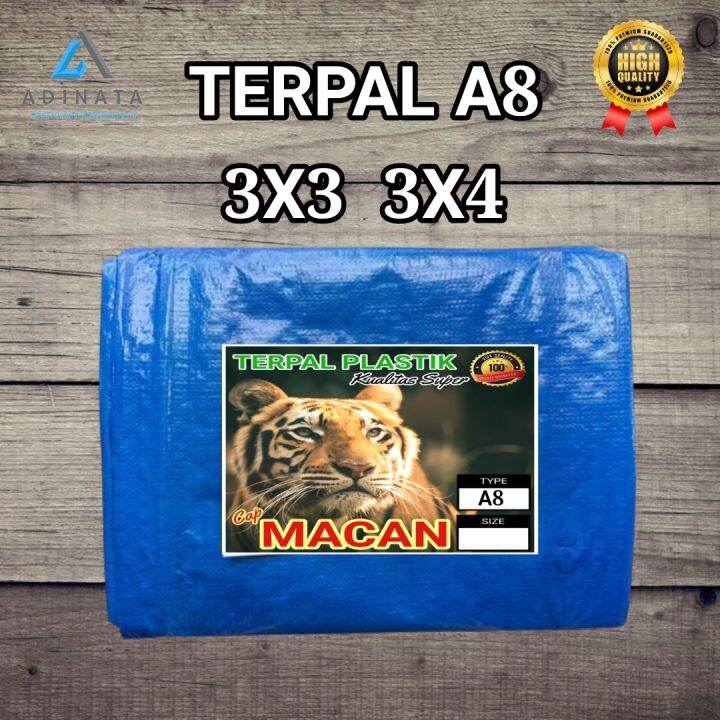 Terpal A8 3x3 3x4 Cap Macan | Lazada Indonesia