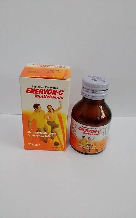 ENERVON-C Multivitamin 1 botol isi 30 tablet | Lazada Indonesia