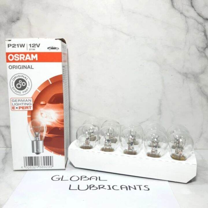 Osram Bohlam P21W 12V 21W Bola Lampu Rem/ Mundur/ Atrek Bayonet Putar ...