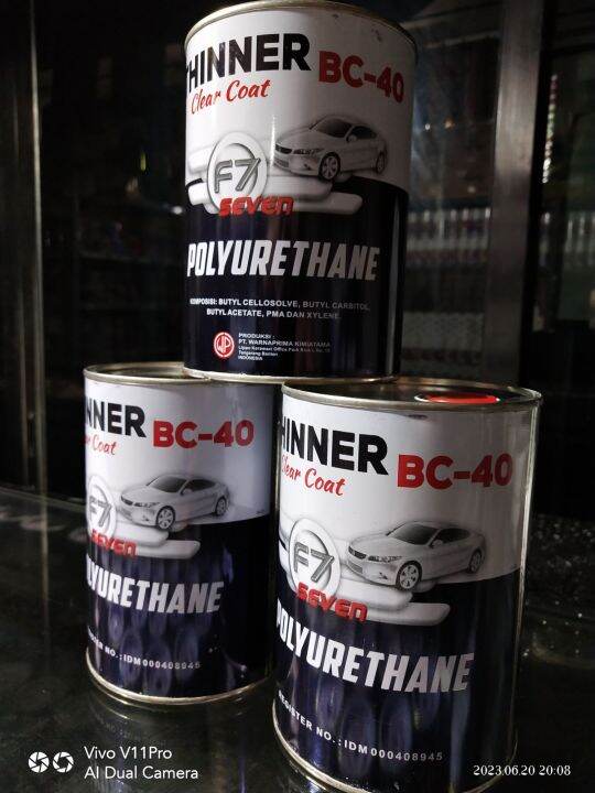 PENGENCER CAT THINNER BC-40 CLEAR COAT F7 POLYURETHANE (PU)ISI 1 LITER | Lazada Indonesia