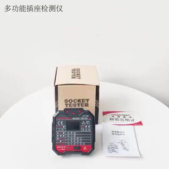 Habotest Ht106 Electrical Socket Tester Power Polarity Detector Phase Detect Socket Circuit
