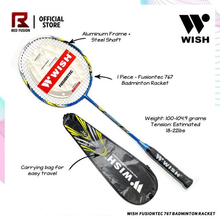 Wish Fusiontec 767 Badminton Racket | Lazada PH