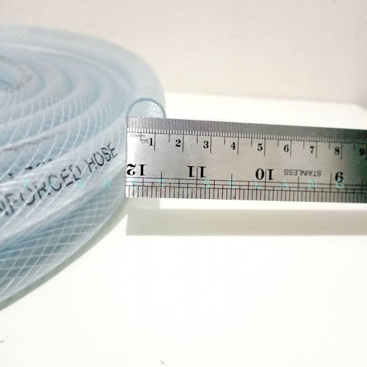 Selang Air 20 Meter 1/2 Inch Tebal 1 MM Benang Bening Murah | Lazada ...
