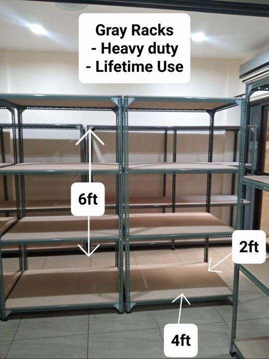Gray Racks - Heavy Duty - 6ft x 4ft x 2ft - 4L | Lazada PH