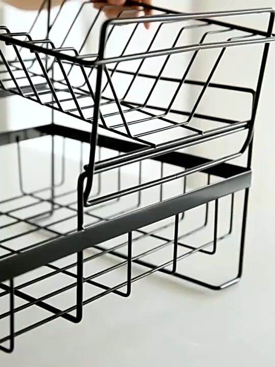 [SG Seller]Japanese Kitchen Dish Rack Stainless Steel/Kitchen Drying ...