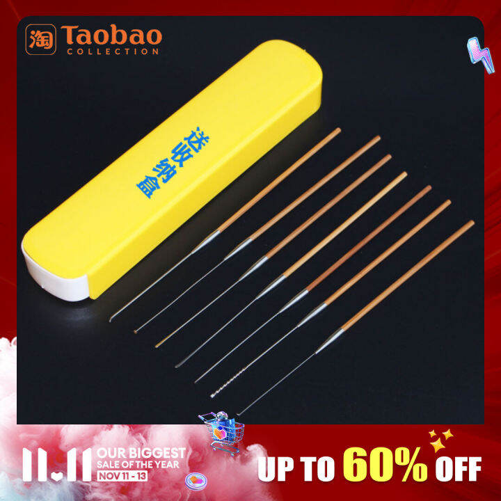 Mushroom-Shaped Haircut Rolls Cotton Swab Curvy Ear Shovel Small Head ...