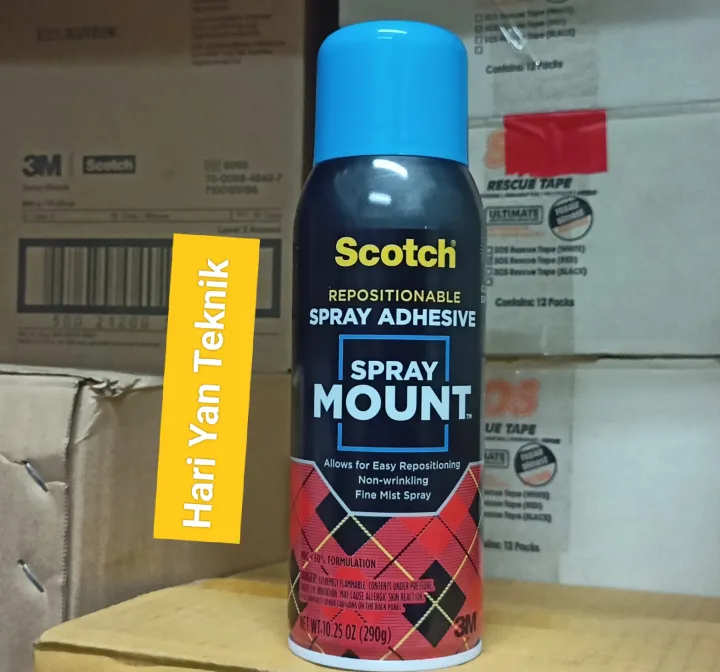 3M Spray Mount scotch Adhesive spray lem | Lazada Indonesia