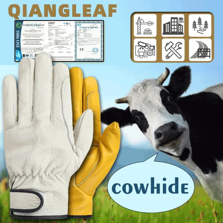 QIANGLEAF Sarung Tangan Kerja, Keamanan Kelas Atas 527NP Pelindung ...