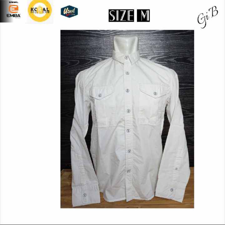 Kemeja putih Emba putih langsung dari pabrik kak | Lazada Indonesia