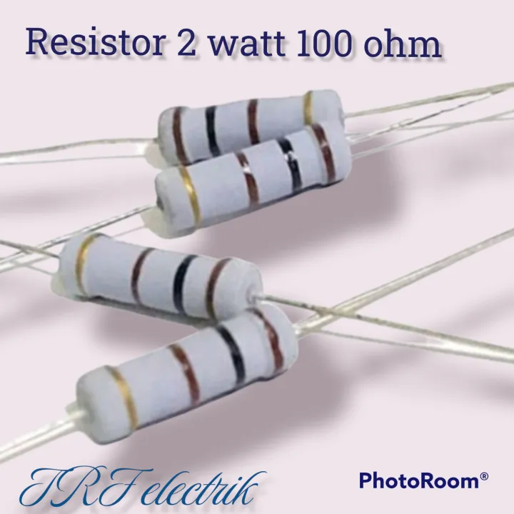 10 buah RESISTOR 2 watt 100 ohm 5% | Lazada Indonesia