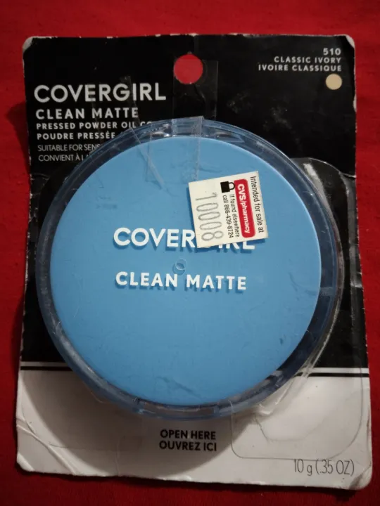 COVERGIRL CLEAN MATTE PRESS POWDER SUITABLE FOR SENSITIVE SKIN ...