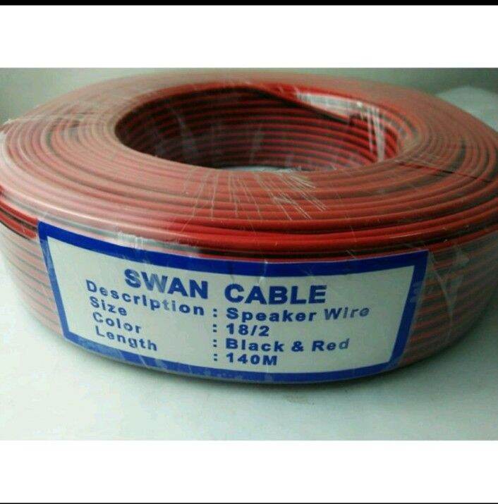 Swan / ESPERTO speaker wire #18 per roll available | Lazada PH