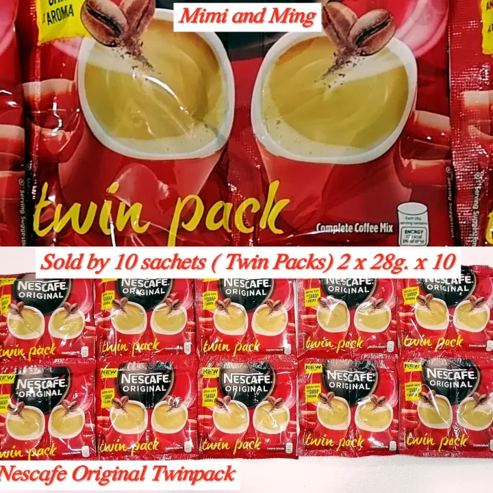 NESCAFE Original Twin Pack Complete Coffee Mix. Sold by 10’s. Net ...