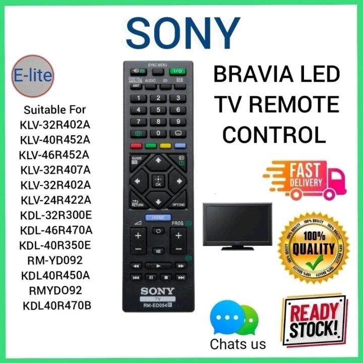 SONY(OEM) BRAVIA LED TV REMOTE CONTROL RM-ED045 | Lazada