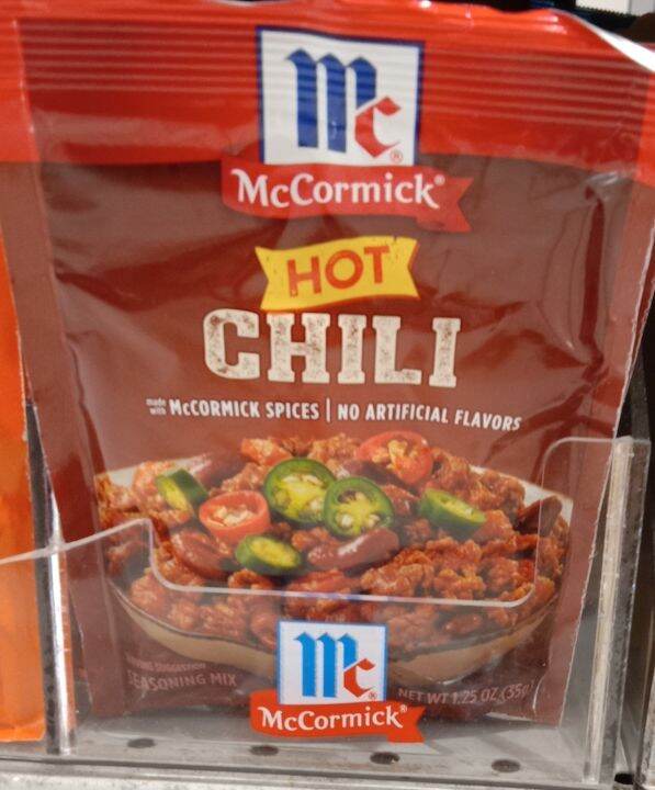 (U.S.)McCormick Hot Chili Seasoning Mix 35g | Lazada