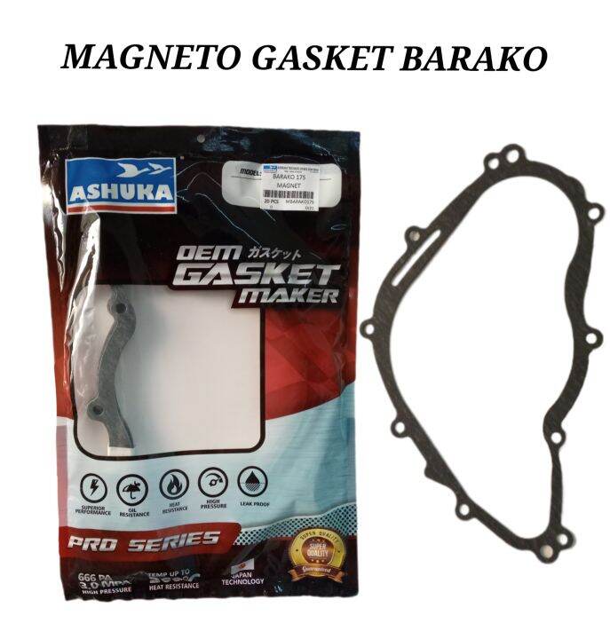 ASHUKA MAGNETO GASKET JAPAN TECHNOLOGY BARAKO/ CT100/ TMX SUPREMO ...