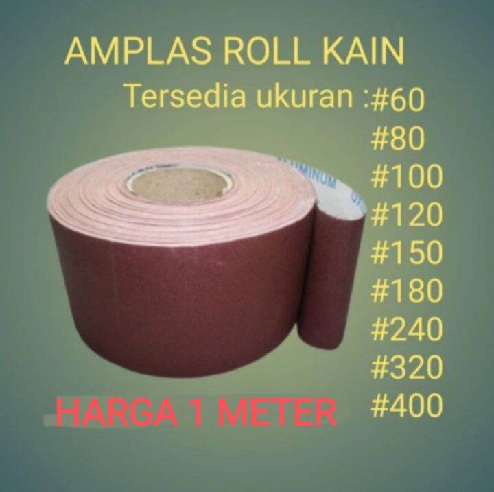 1 METER AMPLAS KAIN / AMPLAS KAYU / AMPLAS SERBAGUNA | Lazada Indonesia