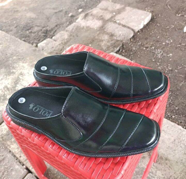 sepatu sandal selop 0709 dipakai | Lazada Indonesia