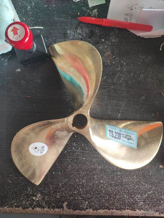 Kipas perahu TS230 S.RINDA || Baling baling perahu kapal || propeller ...