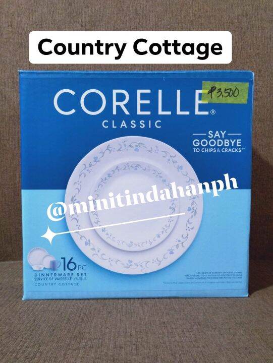 Corelle Classic: COUNTRY COTTAGE 16pc Dinnerware Set | Lazada PH