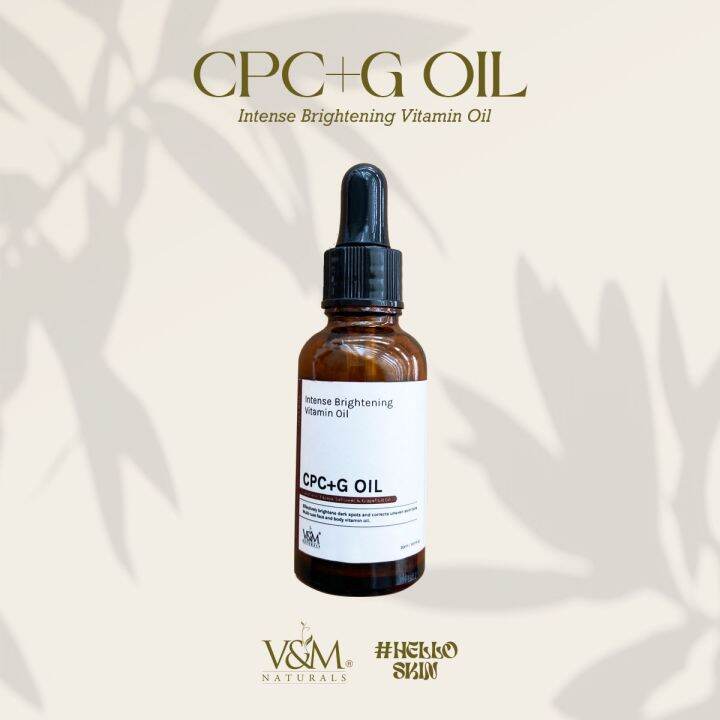 CPC+G Oil Intense Brightening Vitamin Oil | Brightens dark spots, dark areas, acne marks ...