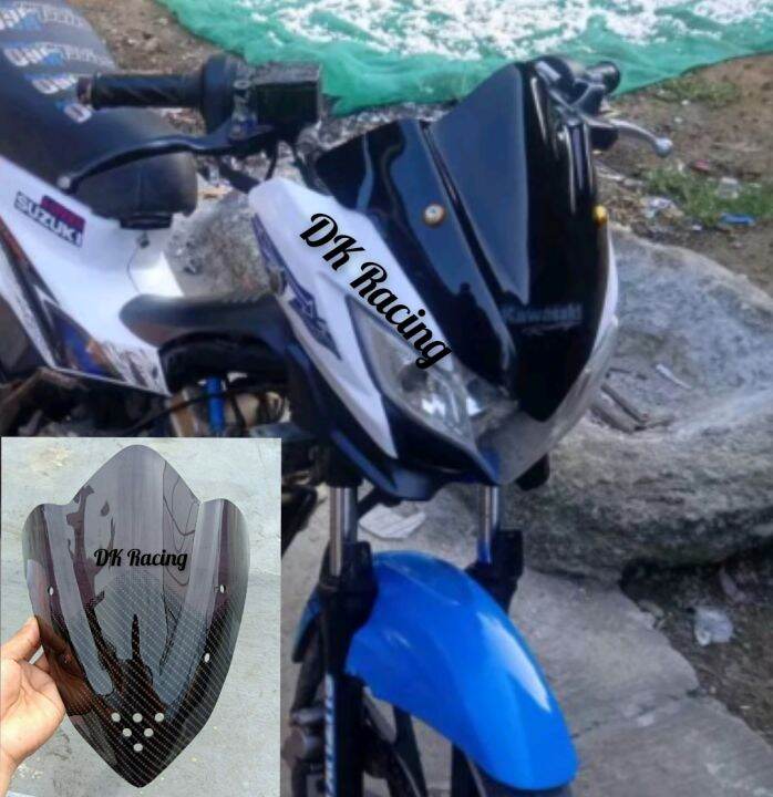 VISOR SATRIA FU BARONG MODEL NINJA R CARBON WINDSHIELD SATRIA FU BARONG ...