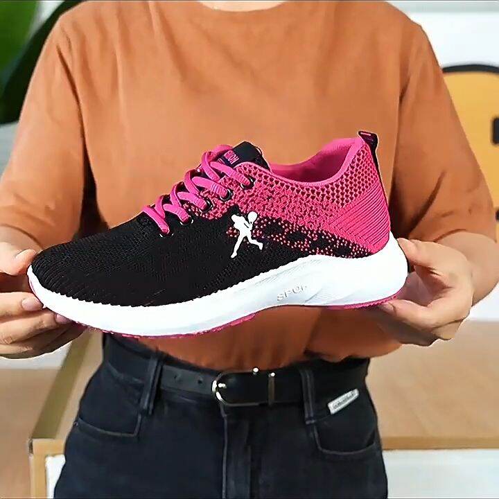 JEIKY.Sneakers For Women Korean Fashion Running Air Breathable Mesh ...